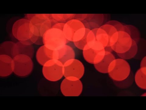 Red Bokeh Lights Stock Video
