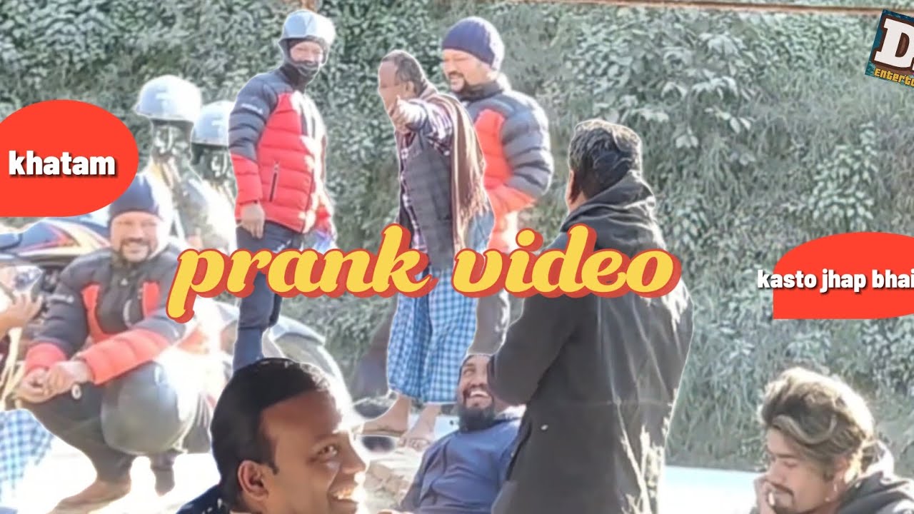 आज गाेटीकाे चार्जमा camera हरायाे prank actor reaction ...