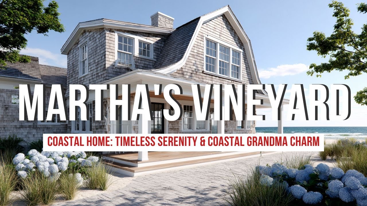 Martha's Vineyard Coastal Home Timeless Serenity & Coastal Grandma ...