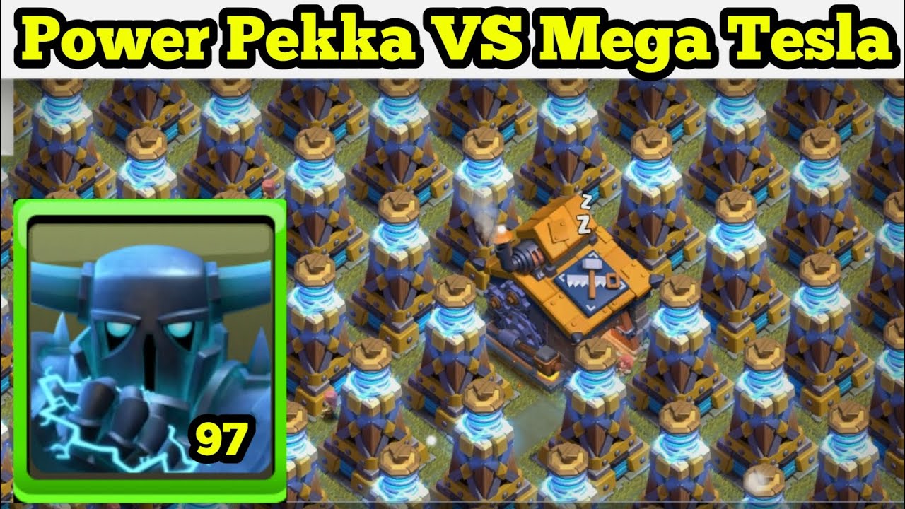 Power Pakka Vs Mega Tesla ! New Clash Of Clans Gameplay In Builder Base ...