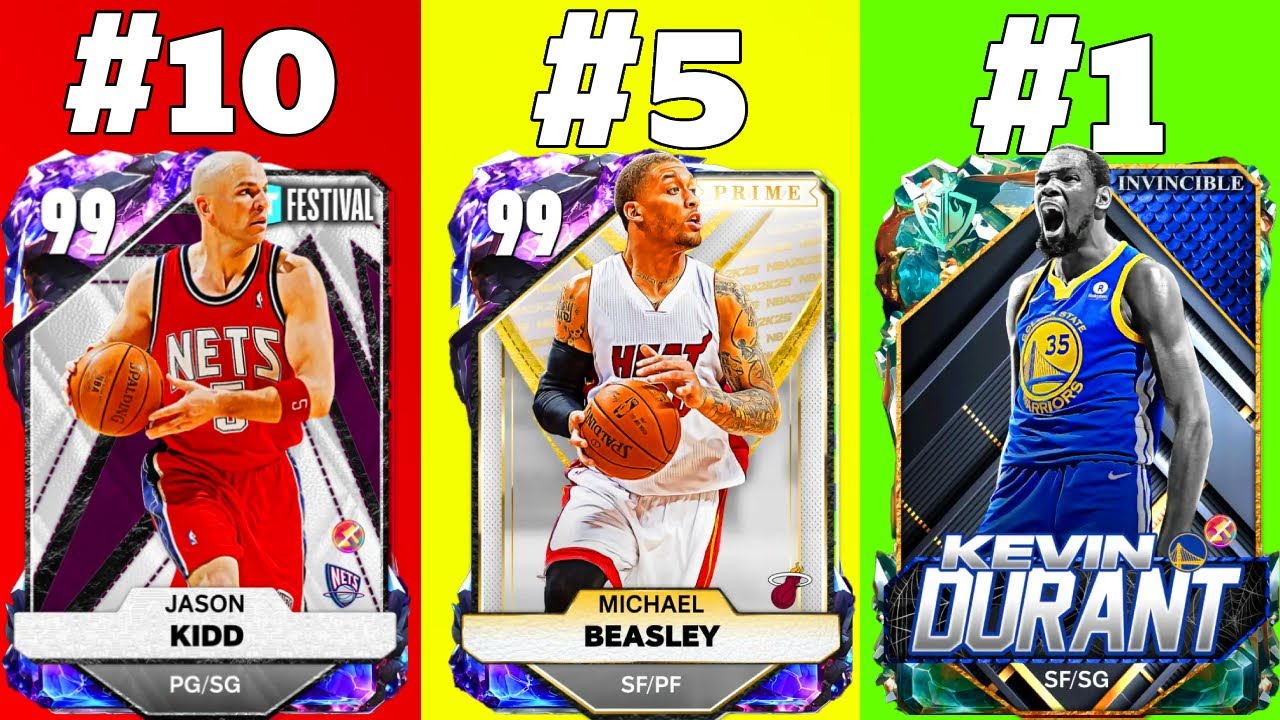 RANKING THE TOP 10 BEST OFFENSIVE CARDS IN NBA 2K25 MYTEAM! - YouTube