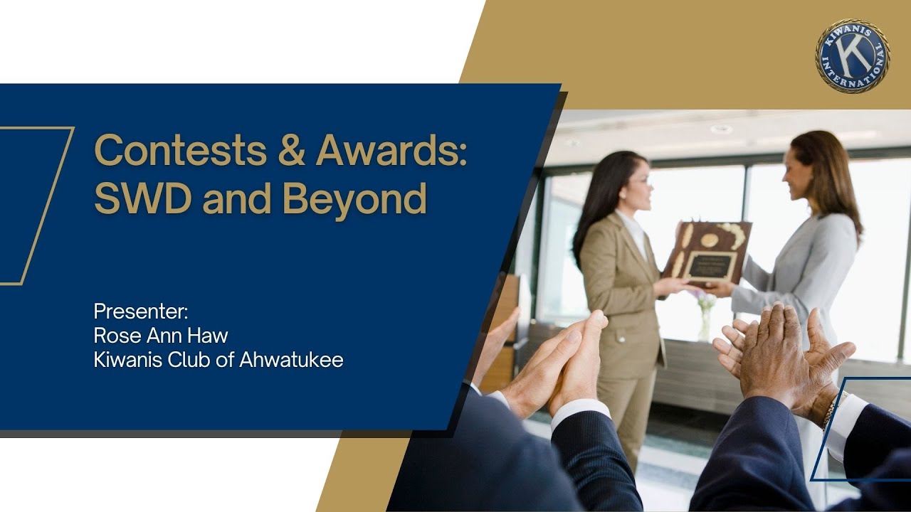Contests and Awards: SWD and Beyond - YouTube