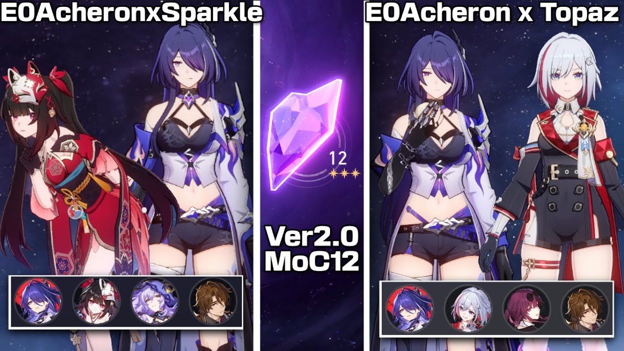E0 Acheron X E0 Sparkle And E0 Acheron X E0 Topaz Memory Of Chaos 2 0 2