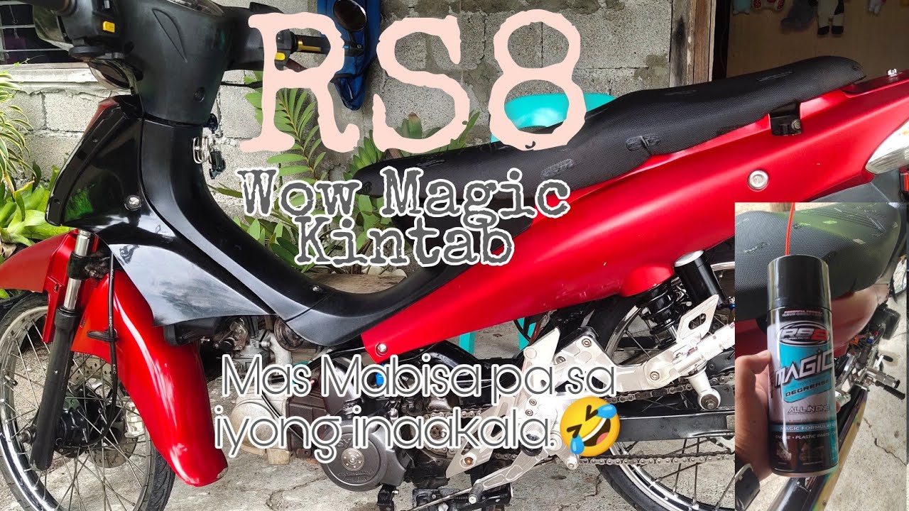 Aplying 3in1 RS8 Magic Degreaser. Good for Plastic,Engine and Sprocket ...