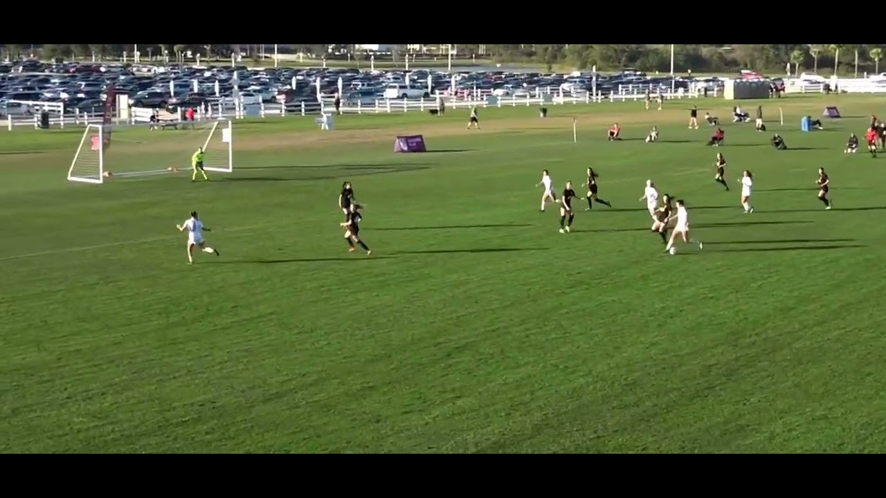 ECNL Florida u16 Pda Blue Addison Halpern - 1/2022 - YouTube