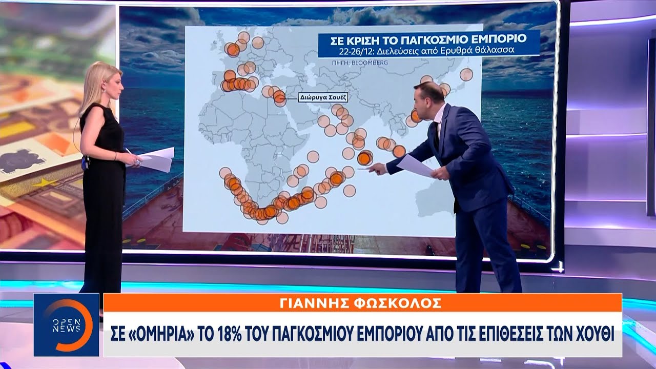 Σε «ομηρία» το 18% του Παγκόσμιου εμπορίου από τις επιθέσεις των Χούθι ...