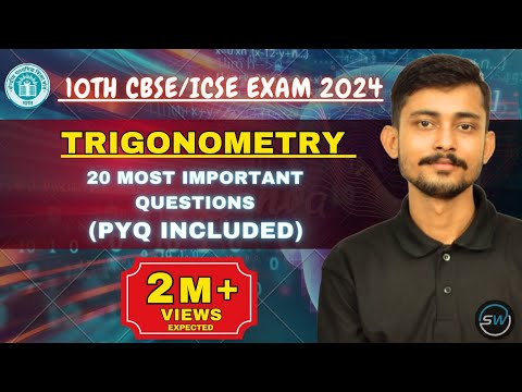 Trigonometry class 10 || Trigonometry PYQ Class 10 || Trigonometry ...
