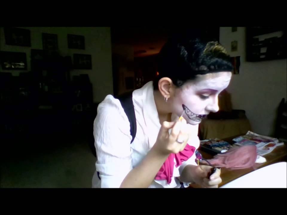 Mangle From Five Nights at Freddys 2 Makeup Tutorial - YouTube