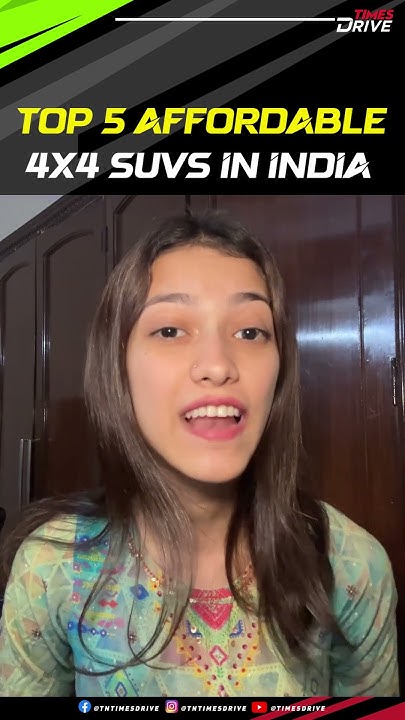 Here Are Five Affordable 4x4 SUVs You Can Buy In India | Affordable SUVs | Times Drive #shorts # ...