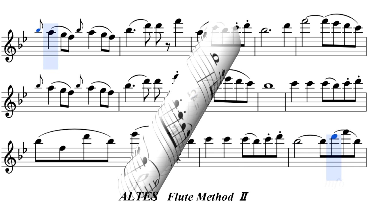 Altes Flute MethodⅡ 19―2 フルート練習曲 - YouTube