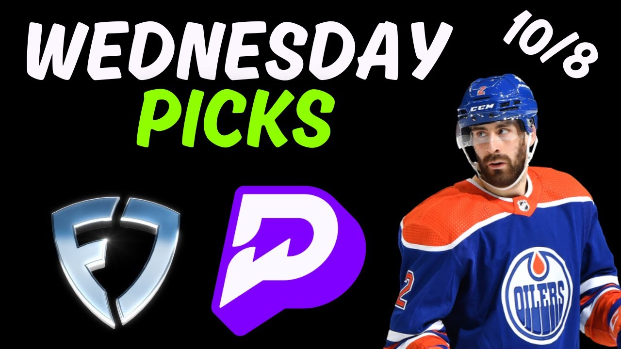 FREE PLAY CASH 🤑| PrizePicks Wednesday NHL PICKS | SPORTSBOOK + DFS ...