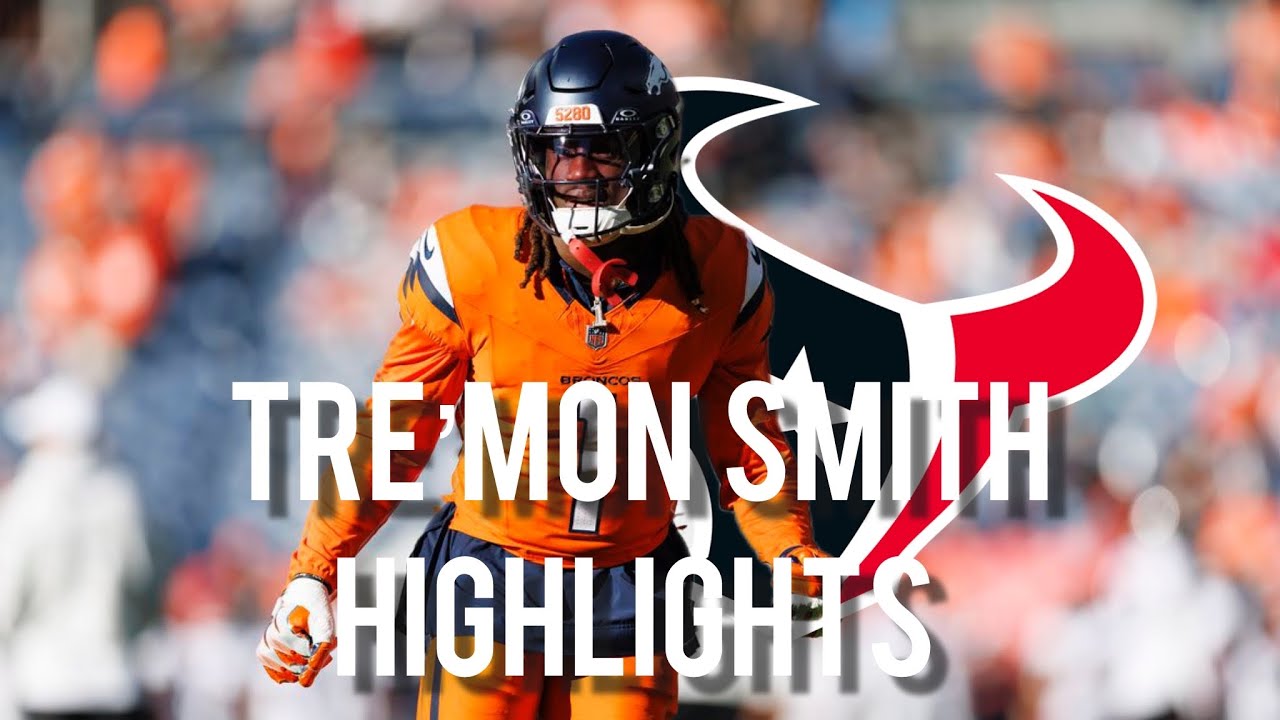 Tre’mon Smith || Denver Broncos Highlights || Houston Texans ST - YouTube