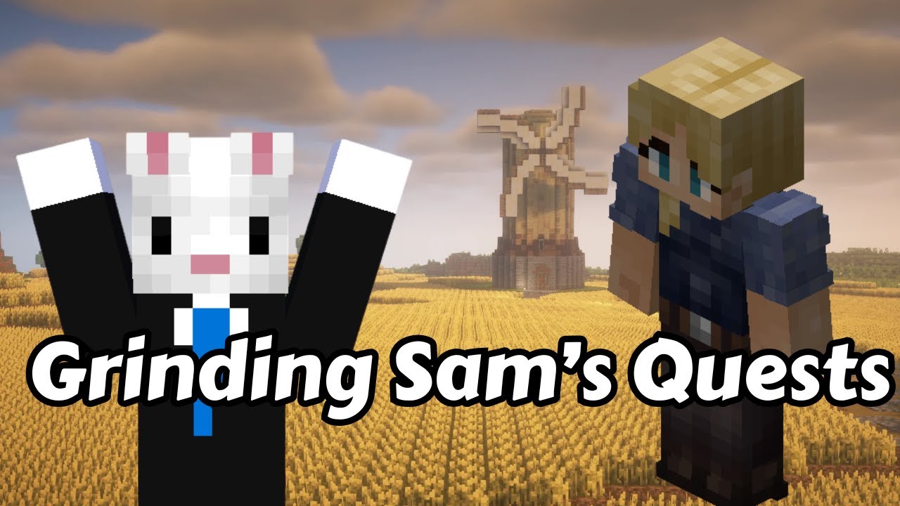 Grinding Sam Quest In SkyBlock! - YouTube