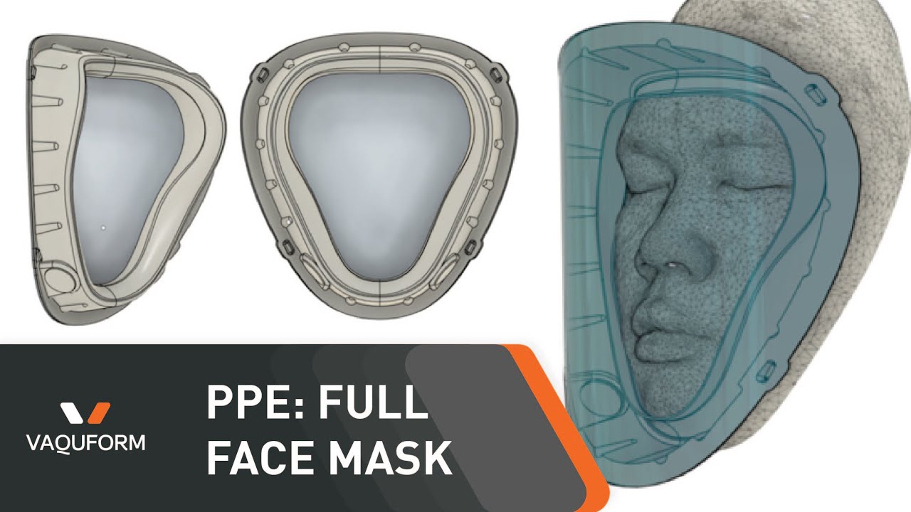 Vaquformable Full Face PPE Mask - YouTube