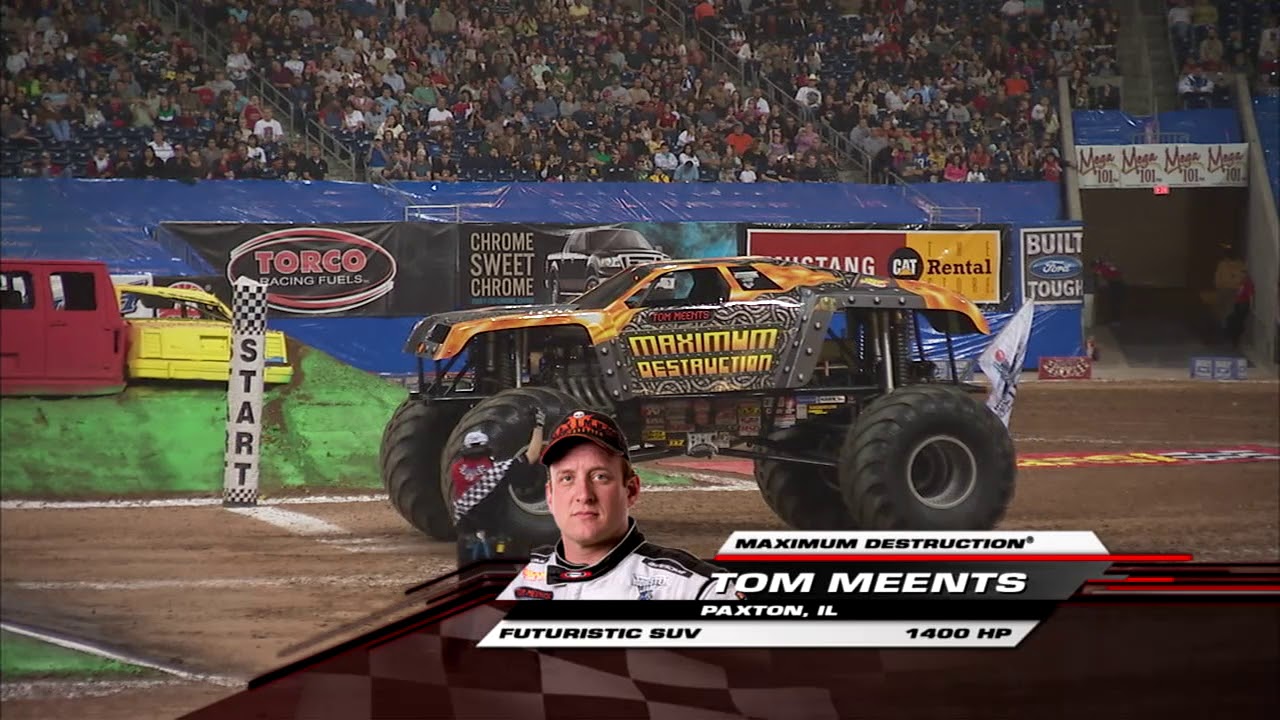 Monster Jam - FEB 2008 - Reliant Stadium - Houston, TX - Racing - YouTube
