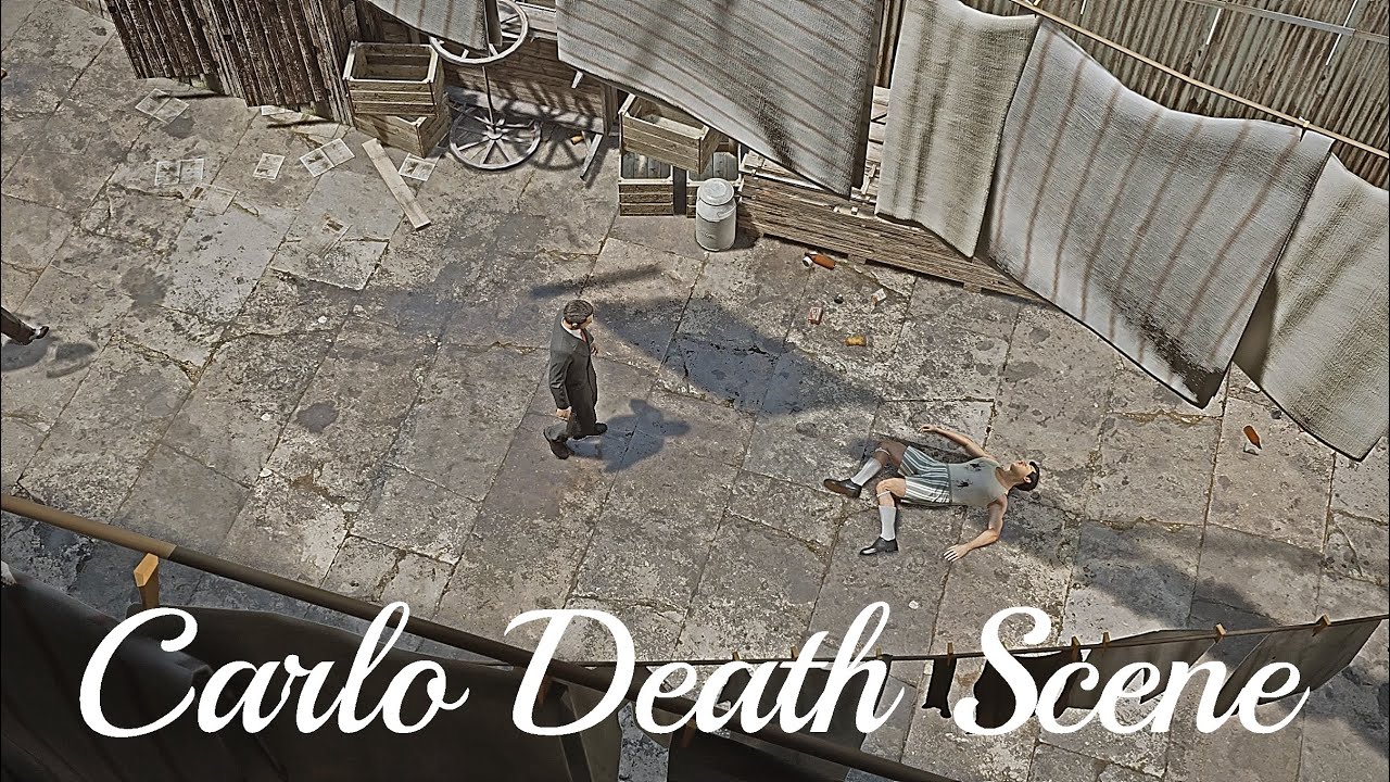 Mafia Definitive Edition - Carlo Death Scene - YouTube