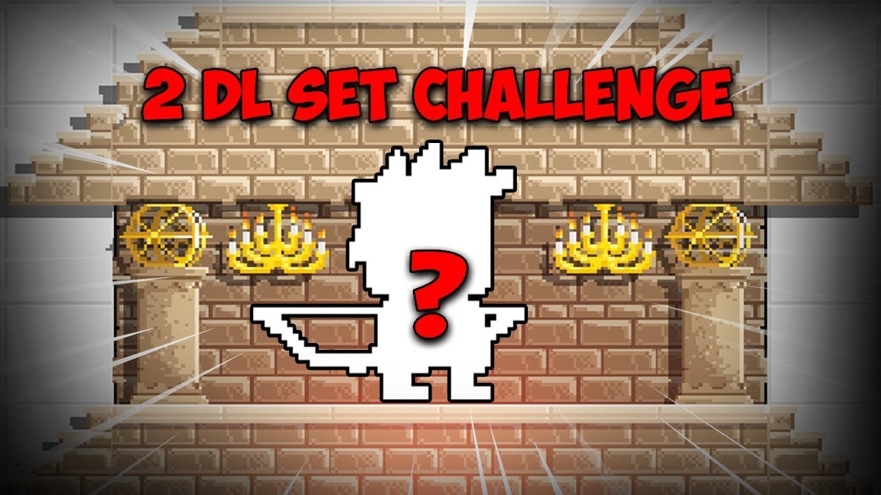 Growtopia | 2 DLS SET CHALLENGE (BRAND NEW SET) - YouTube