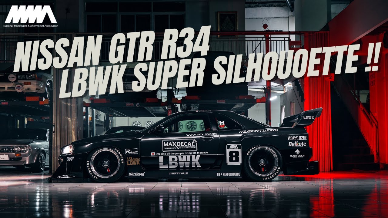 Deep Review Nissan R34 LBWK Super Sillhoutte IMX | #MODIVLOG - YouTube
