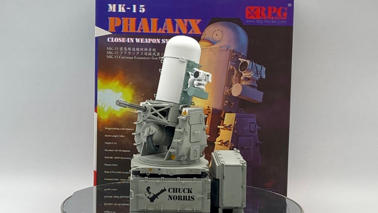 RPG Model 1/35 CIWS MK15 Phalanx - YouTube