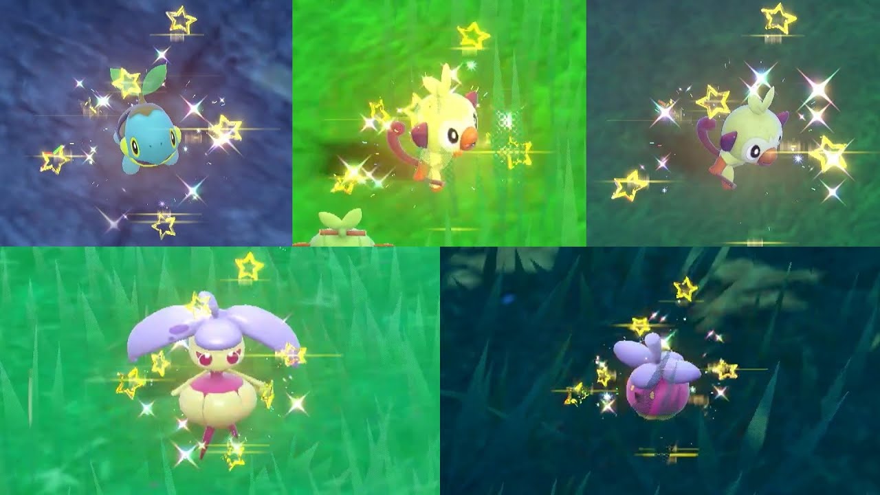 Shiny living dex progress update & hunting for shiny grass types in ...