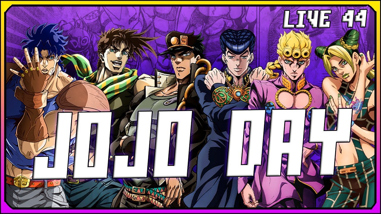 QUE VENHA STEEL BALL RUN!!! - JOJO DAY LIVE ESPECIAL DE JOJO - LIVE 44 ...