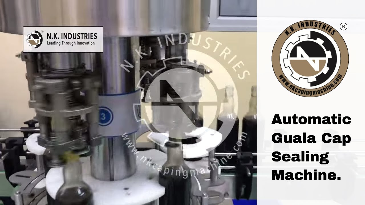 Automatic Guala Cap Sealing Machine - YouTube