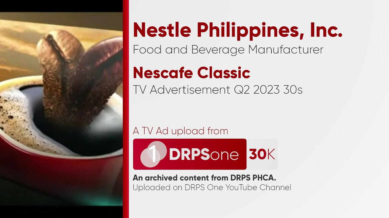 Nescafe Classic TV Ad Q2 2023 30s (Philippines) - YouTube