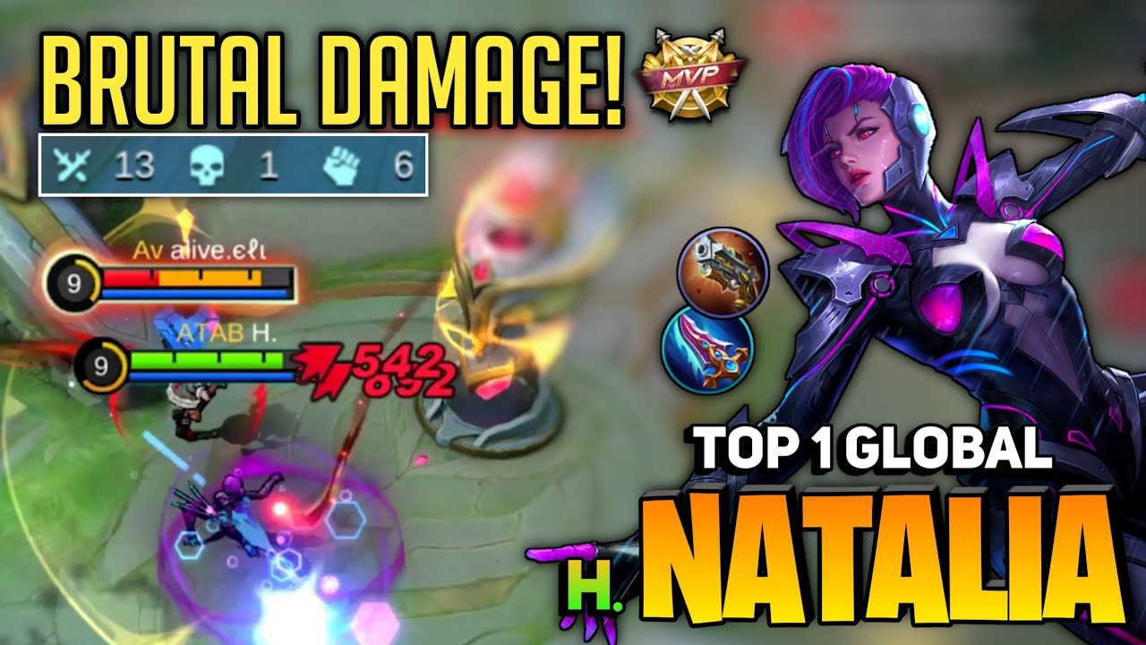 Nonstop Roaming! Natalia Best Build 2021 [ Top 1 Global Natalia ...