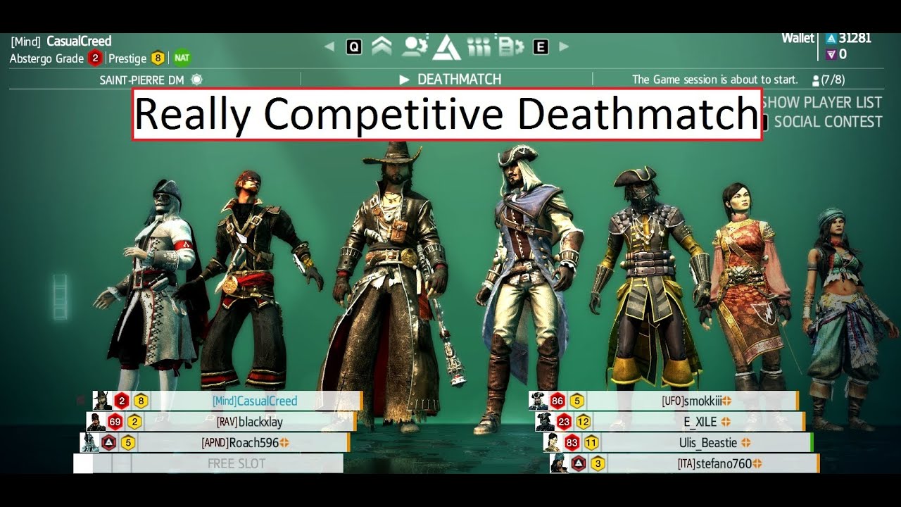 Arguably the most competitive AC4 DM lobby on youtube part 1 - YouTube