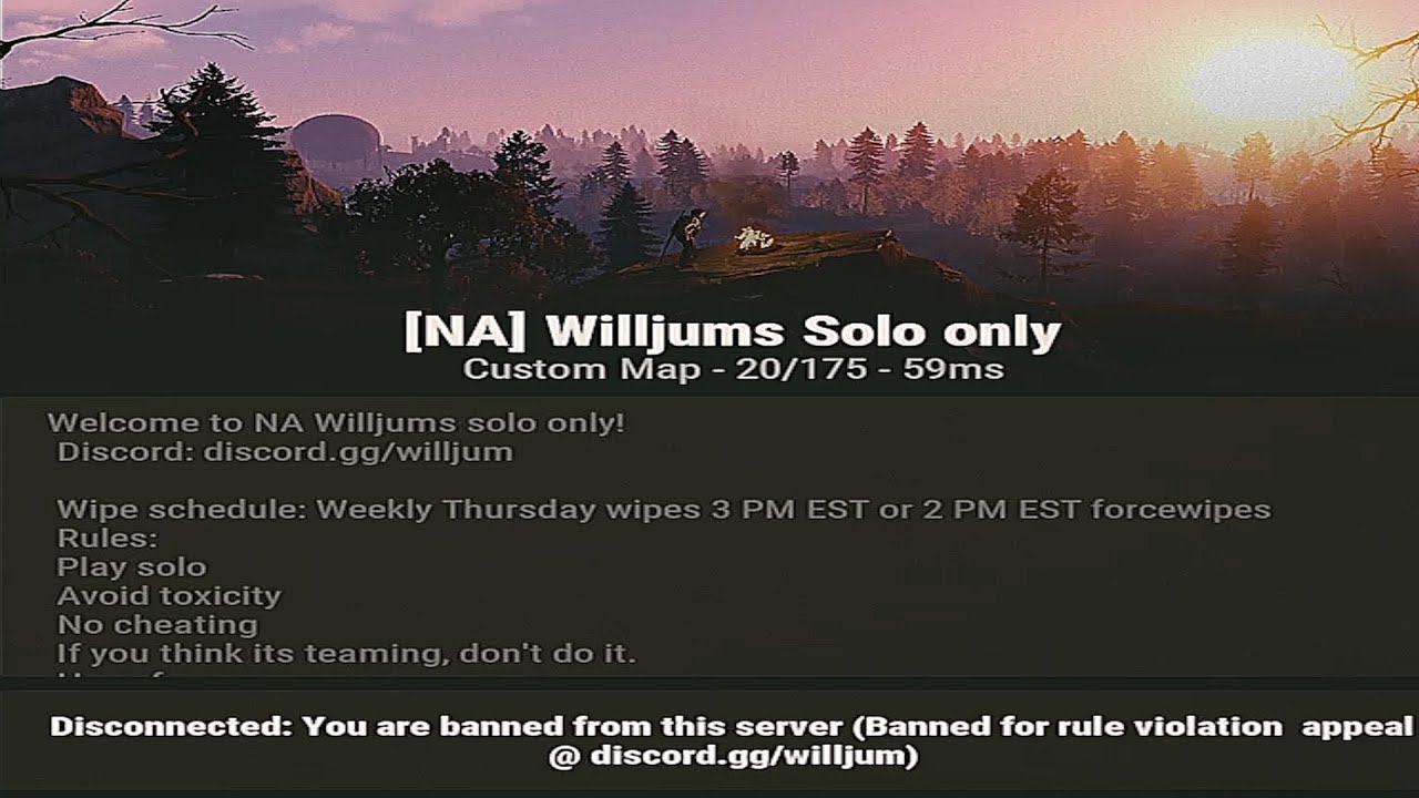 POV: it's your first wipe on rust... now you're banned from your ...