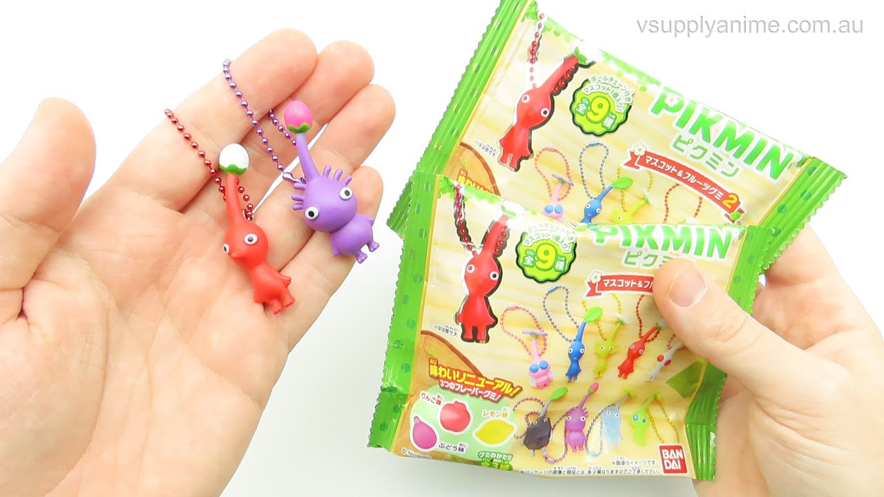 Pikmin Mascot and Fruit Gummies Vol.2 Red and Purple Pikmins BANDAI ...