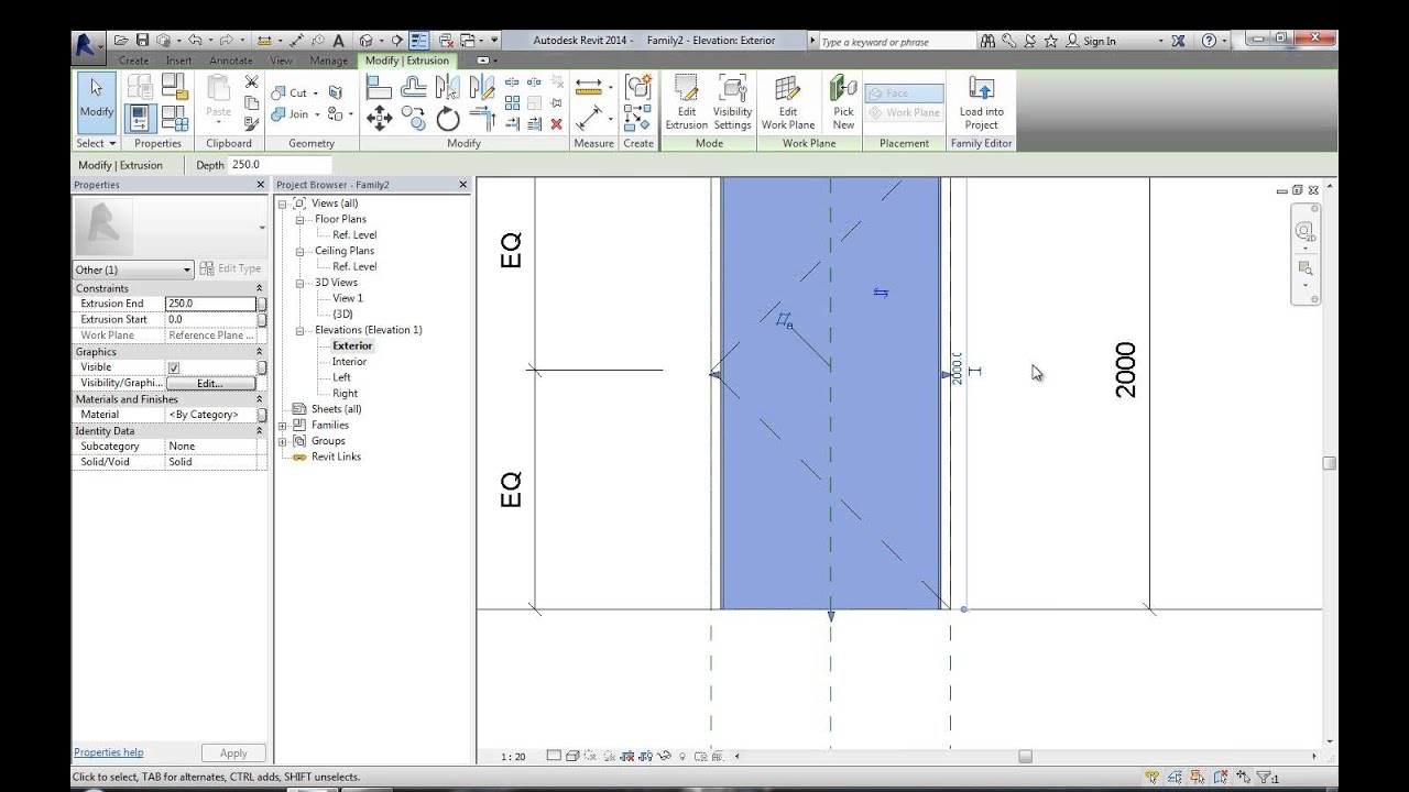 Revit: How to create Door family - YouTube