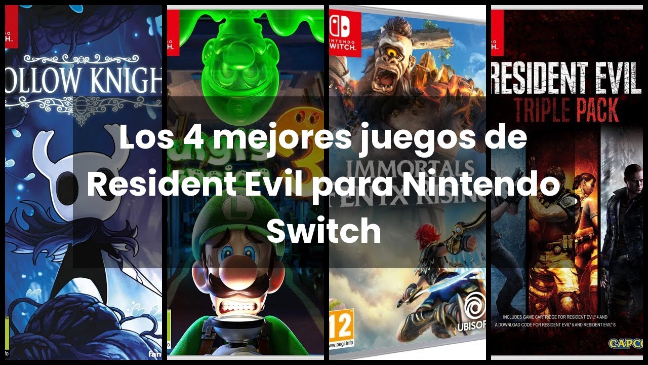 【RESIDENT EVIL NINTENDO SWITCH】Los 4 mejores juegos de Resident Evil ...