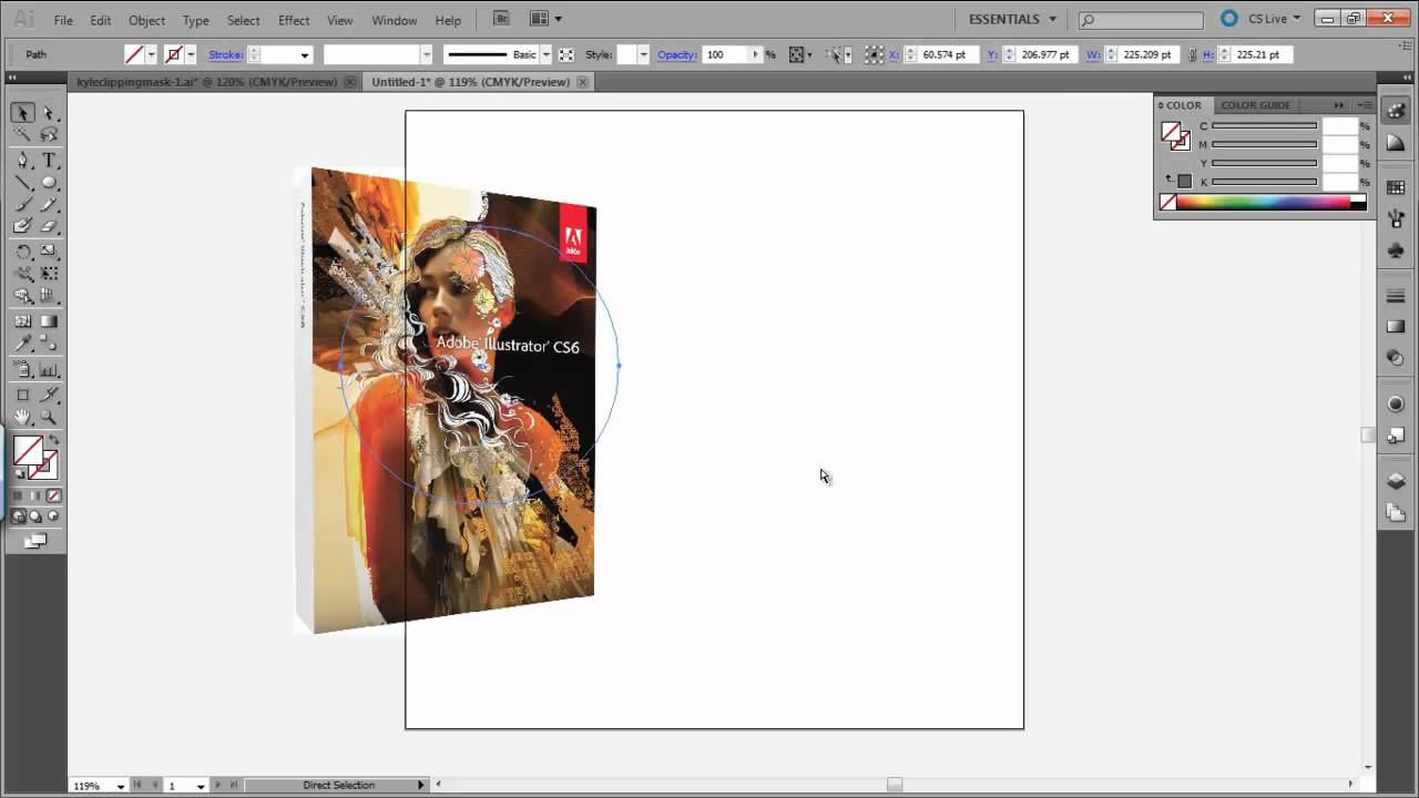 How To Use Clipping Masks in Adobe Illustrator Tutorial - YouTube