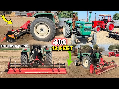 Newholland Fiat 480 New Model ROTAVATOR 12 feet Malti Speed Ibrahim Agro Fasilabad Parfrmic Bast 