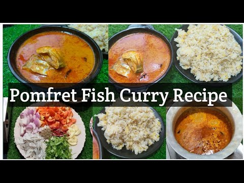 Pomfret Fish Curry Recipe || Paplet Fish Curry || Machli ka Salan ...
