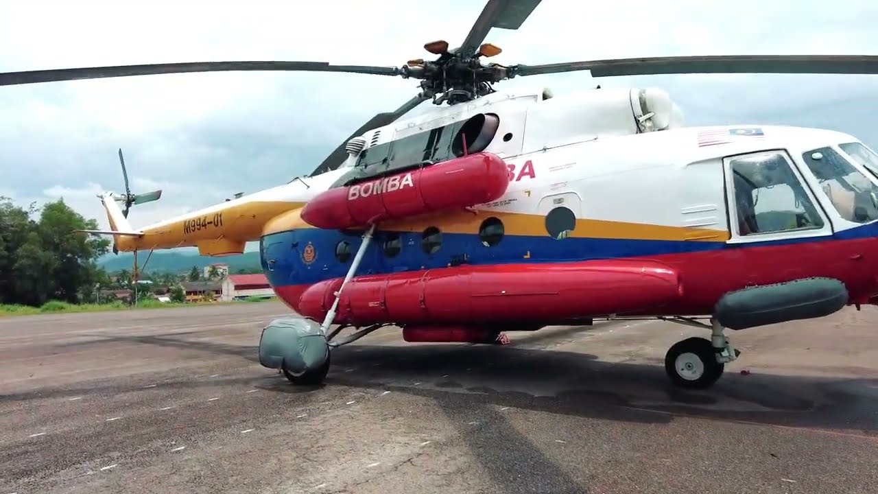 WALKAROUND HELICOPTER - MI-17-IV 'BOMBA-01' via DJI OSMO POCKET 2 - YouTube