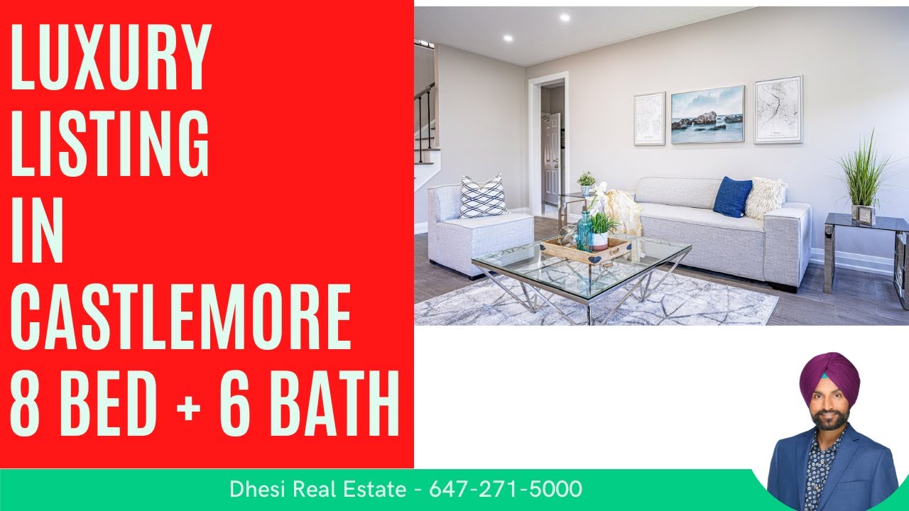 Inside a LUXURY $1,579,900 fully renovated 8 bed + 6 wash in Castlemore ...