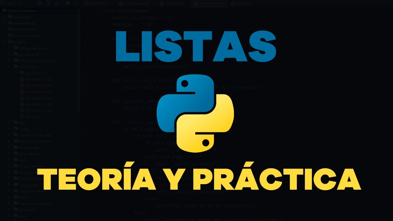 🐍 Python desde cero | Episodio 12 | Listas y cómo recorrerlas - YouTube