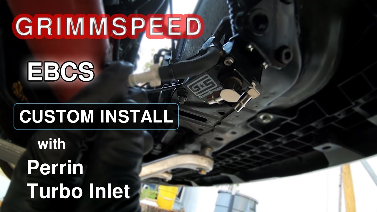 Install GS EBCS with Perrin Turbo Inlet 2018 WRX - YouTube