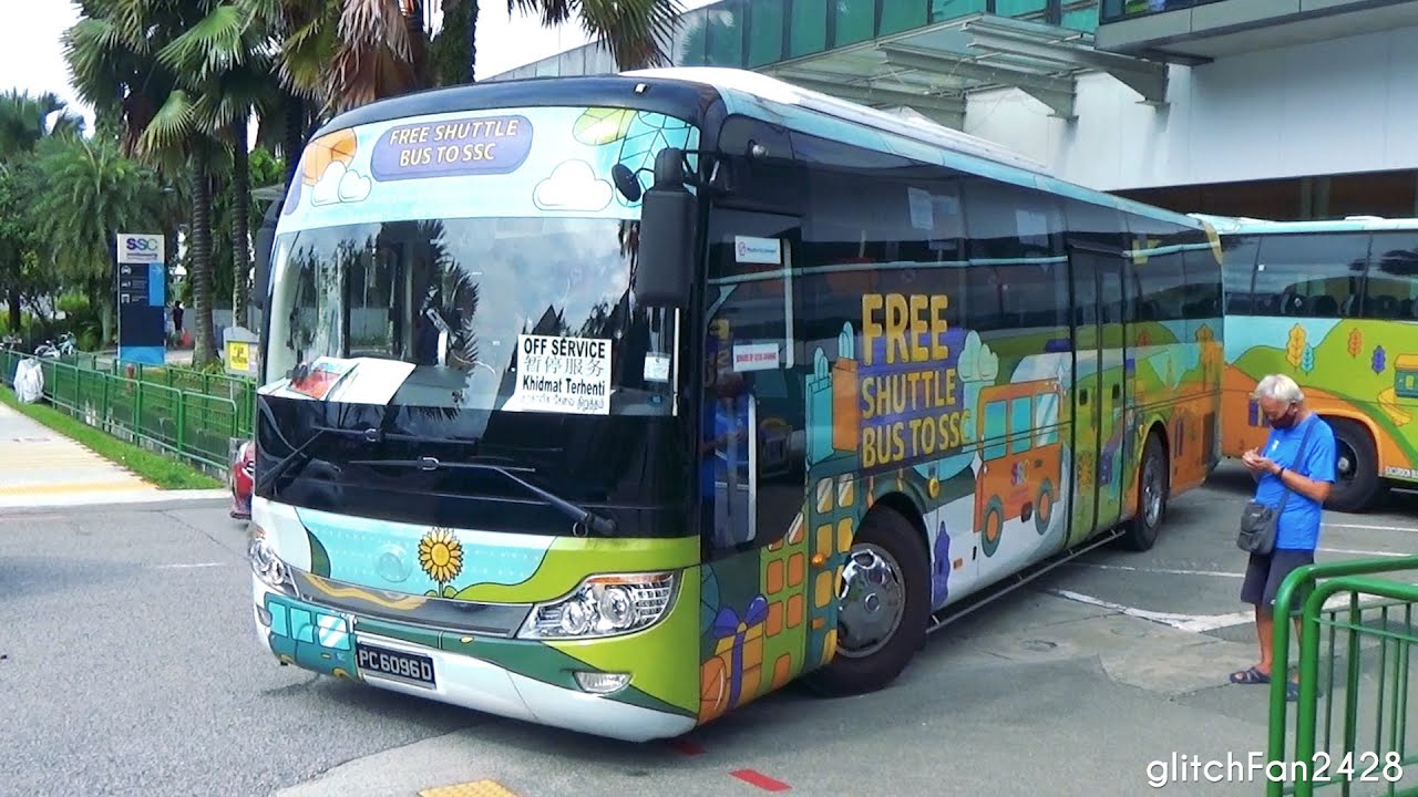 [WT] PC6096D on SSC Shuttle Sembawang Route - Yutong ZK6116HE - YouTube