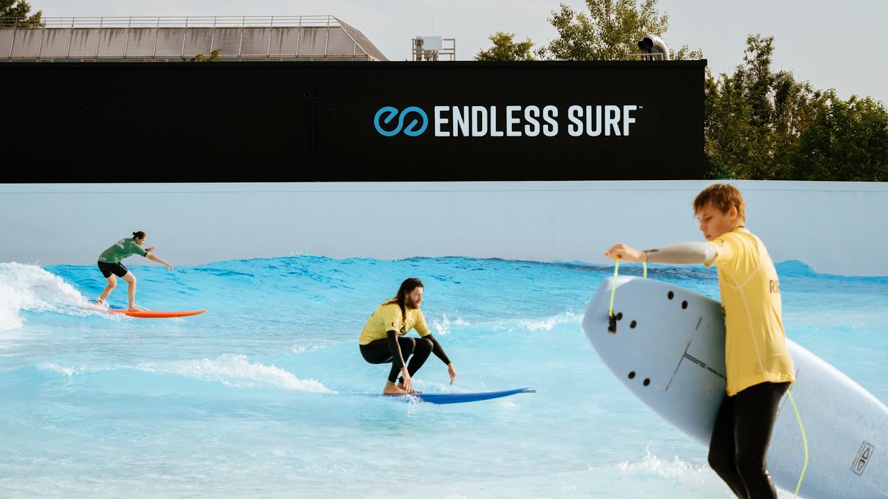 LEARN TO SURF | Beginner Surfing Made Easy with Endless Surf Wave Pool ...