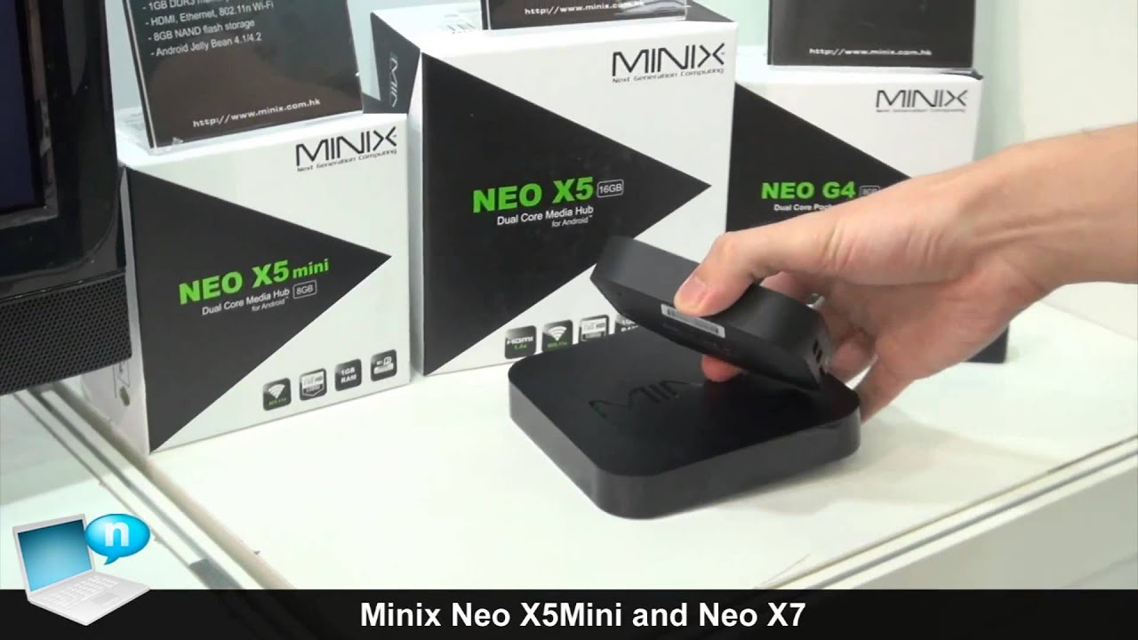 Minix Neo X5 Mini and Neo X7 Android TV Box from Amconics Technology ...