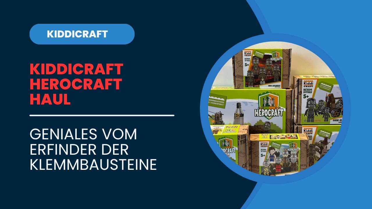 KIDDICRAFT®️ HAUL ( Herocraft ) - YouTube