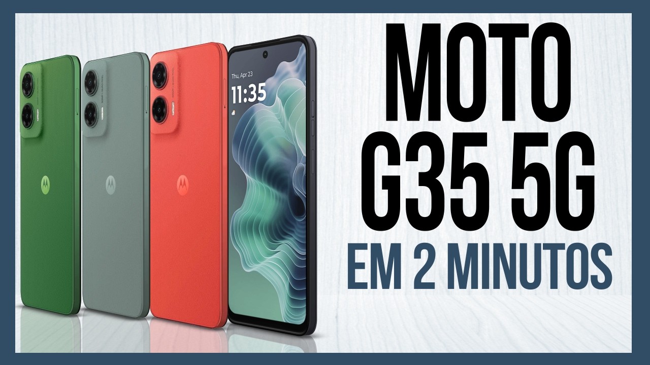 Moto G35 5G (Ficha Técnica & Preços) - YouTube