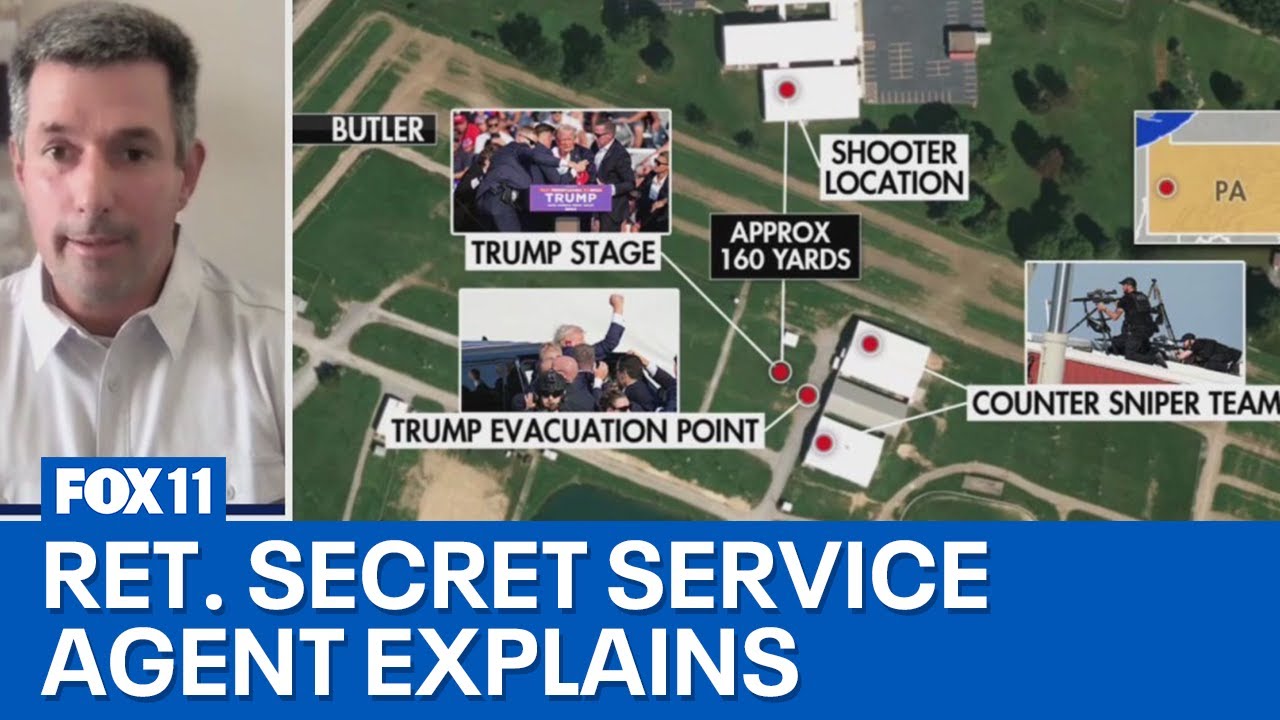 Retired secret service agent gives insight on shooting at Trump rally ...