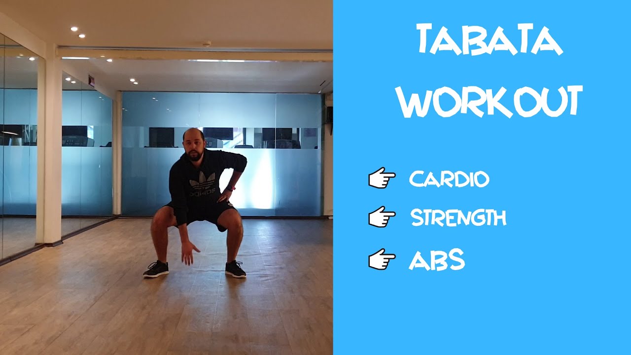TABATA TRAINING | 8 EXERCISES - YouTube