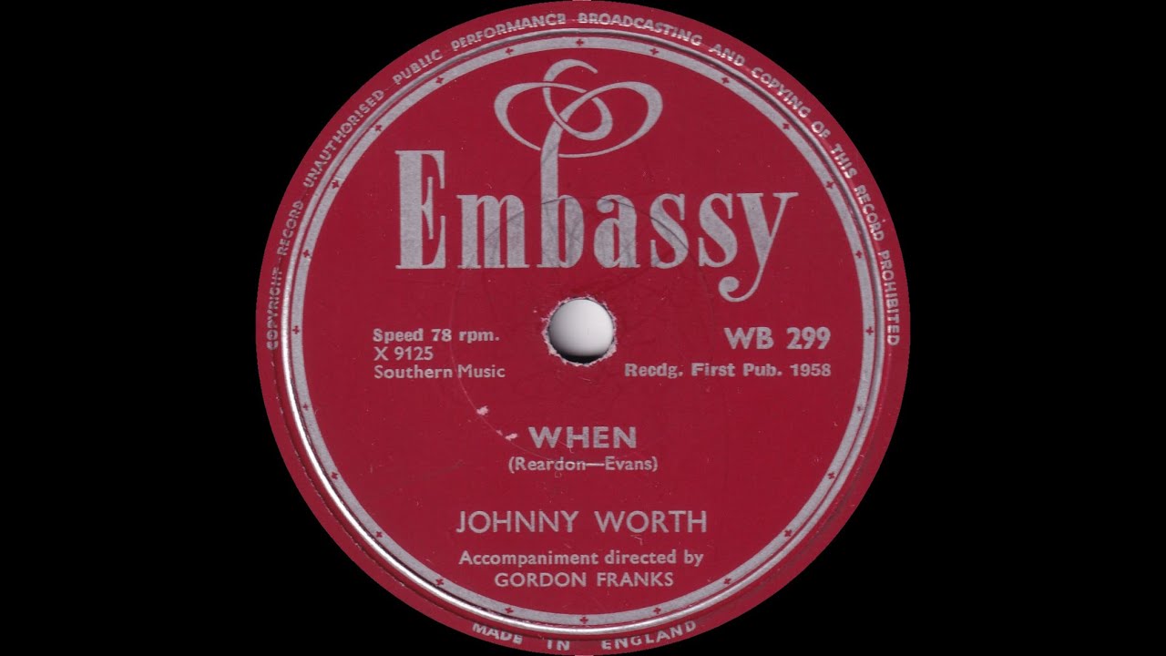 Johnny Worth - When - YouTube