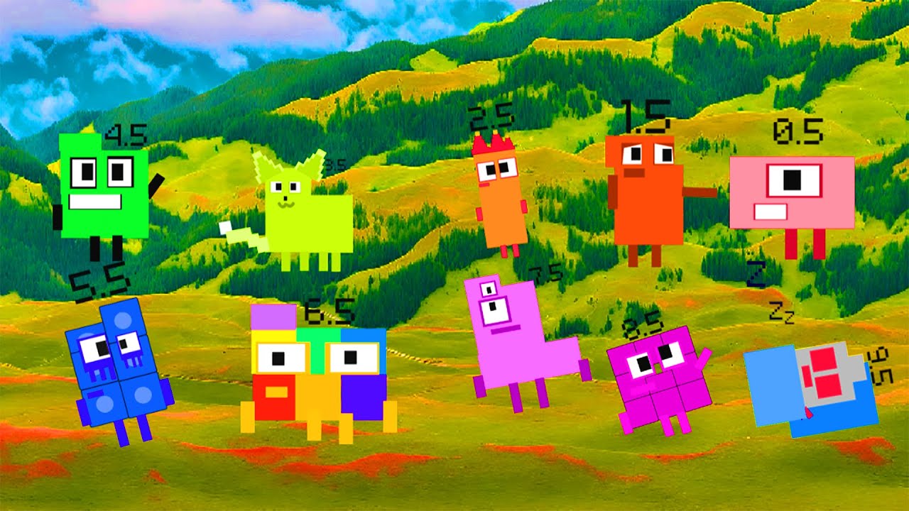 Numberblocks Band Retro 201's Vs SHORT Band 1 to 10 - YouTube