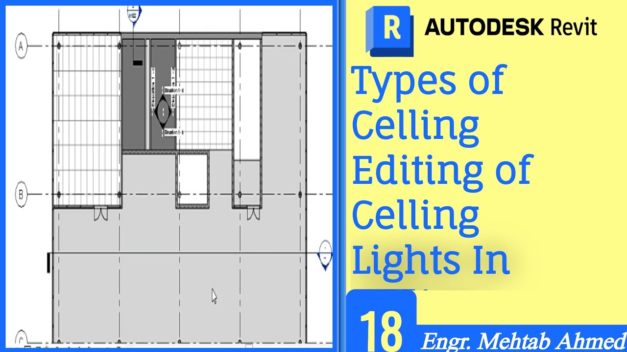 How to Create Celling in Autodesk Revit| Types of Celling| Lights in ...